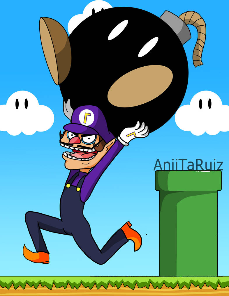 Waluigi-gif by AniiTaRuiz on DeviantArt