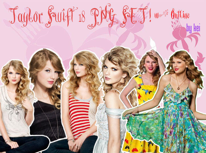 Taylor Swift 18 PNG w/ outline by firsttimekeibjj on DeviantArt
