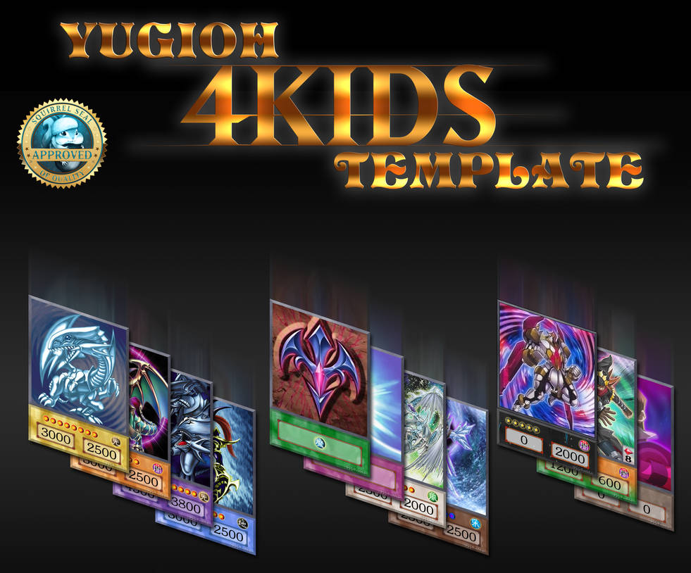 Yugioh 4Kids Version Template by 9558able on DeviantArt