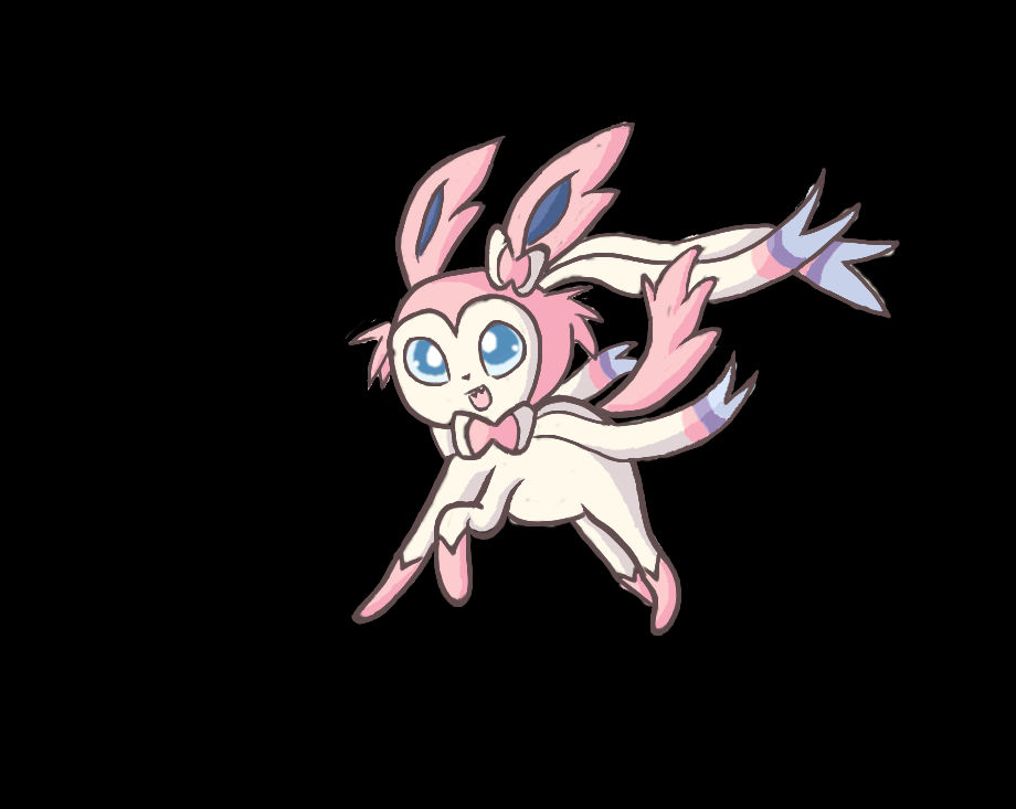 Smiling Sylveon by espimyte on DeviantArt