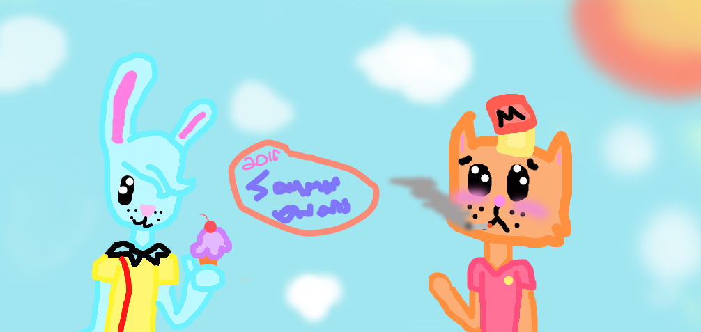 Undertale- Nice Cream Guy + Burgerpants by Drawing-Nutella on DeviantArt