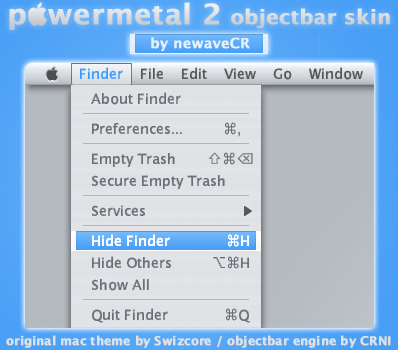 PowerMetal 2 Objectbar Skin by NewaveCR on DeviantArt