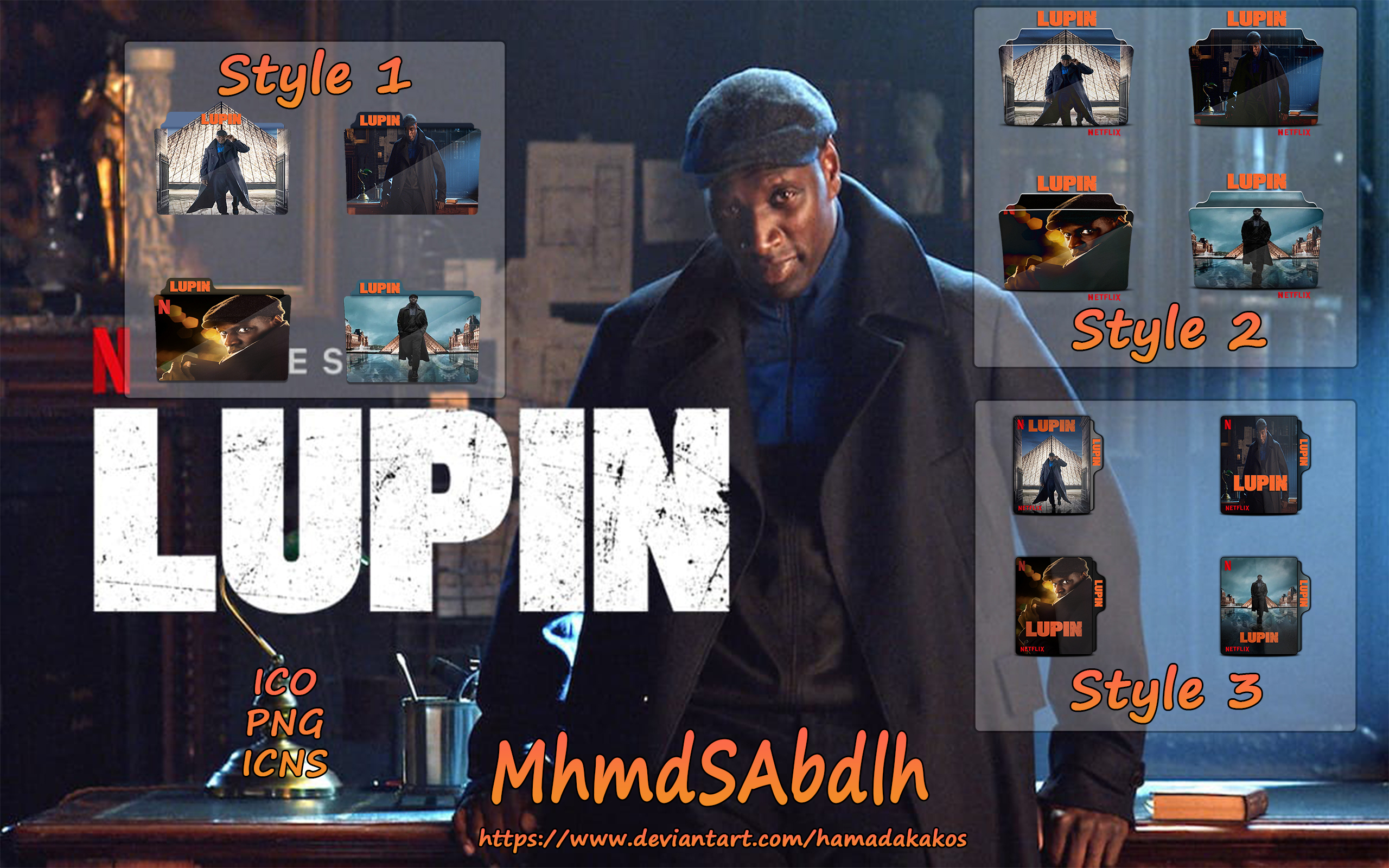 Lupin [2021] series icon folder by hamadakakos on DeviantArt