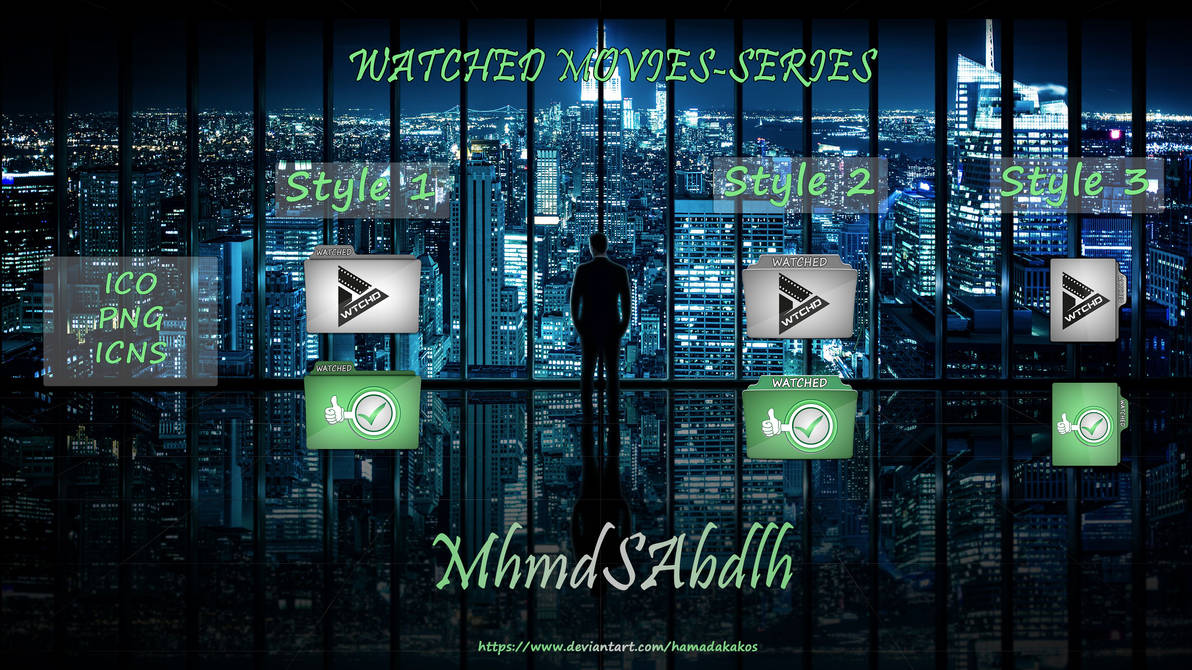 Watched Movies/Series folder icon by hamadakakos on DeviantArt