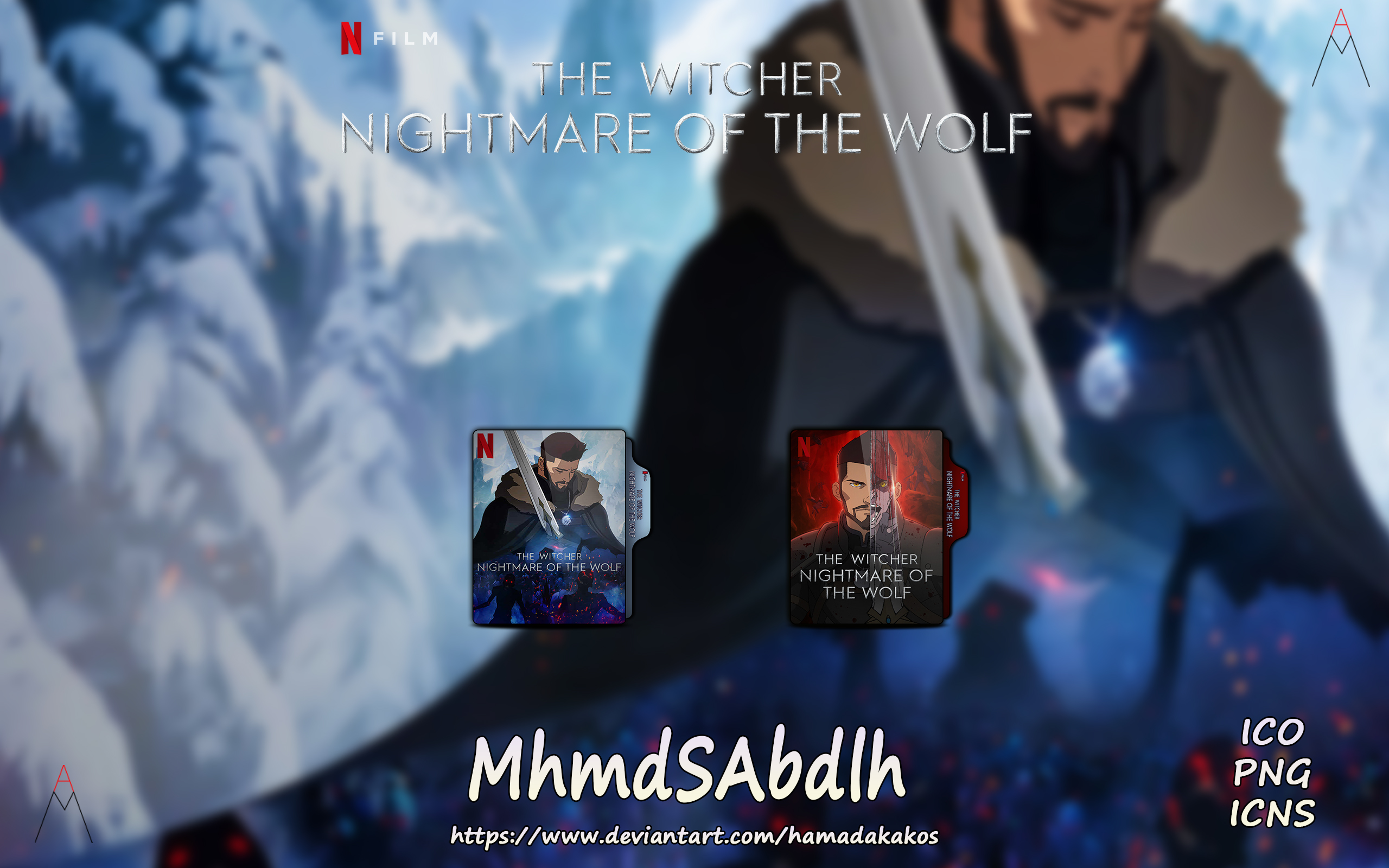 The Witcher Nightmare of the Wolf icon folder by hamadakakos on DeviantArt