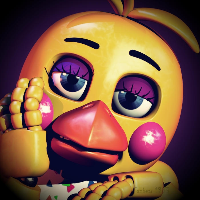 [FNAF/BLENDER] Toy Chica Poster by FnaFcontinued on DeviantArt