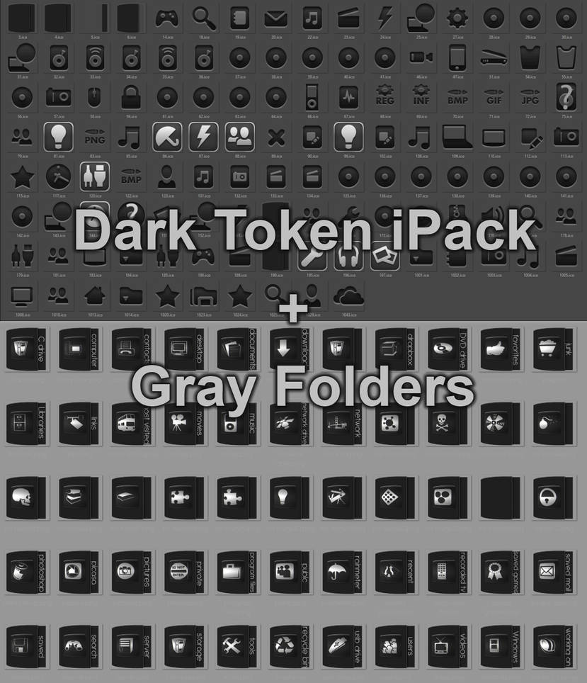 Dark Token iPack for windows 10 (made by gsw953) by Salarbonyadi on ...