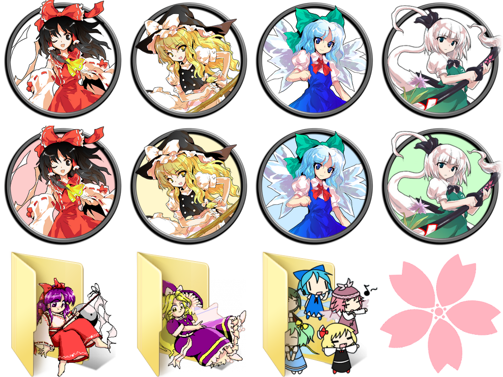 Touhou icon pack 2 by kossza on DeviantArt
