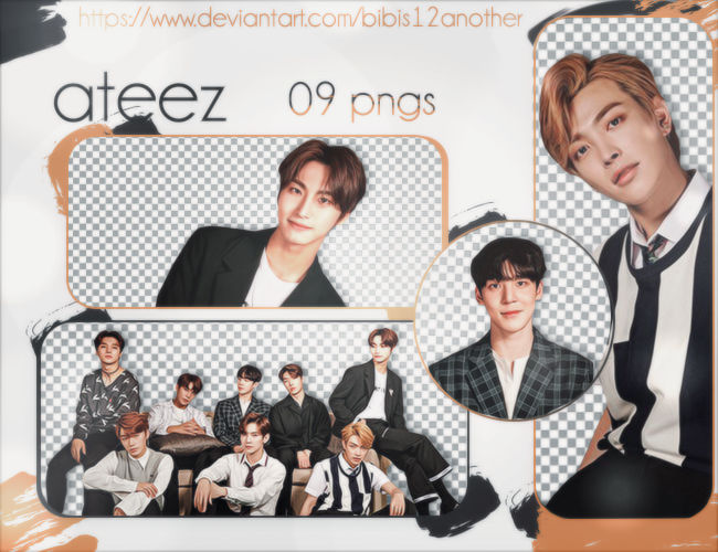 Ateez Png Pack by bibis12another on DeviantArt