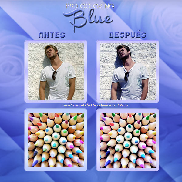 Blue PSD Coloring by MusicSoundsBetter on DeviantArt