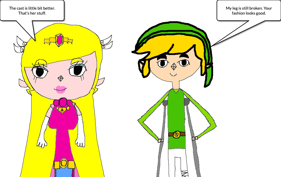 Link and Zelda by Lucero118 on DeviantArt