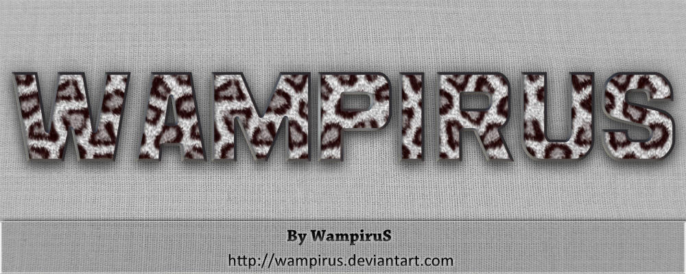 Furry Text Effect by WampiruS on DeviantArt