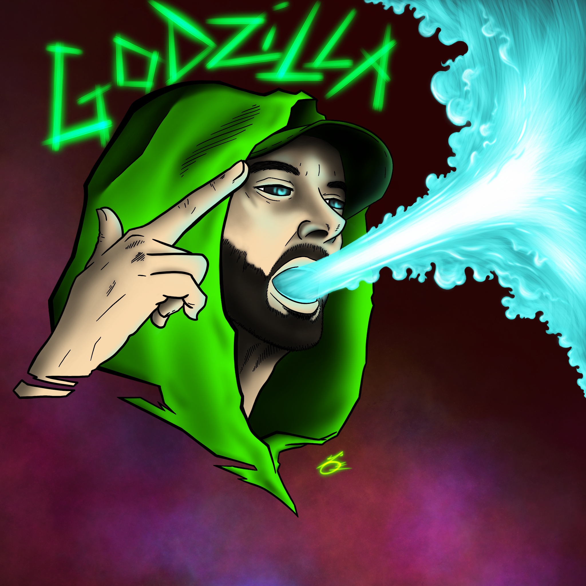 Godzilla/Eminem by FiveRingHermit on DeviantArt