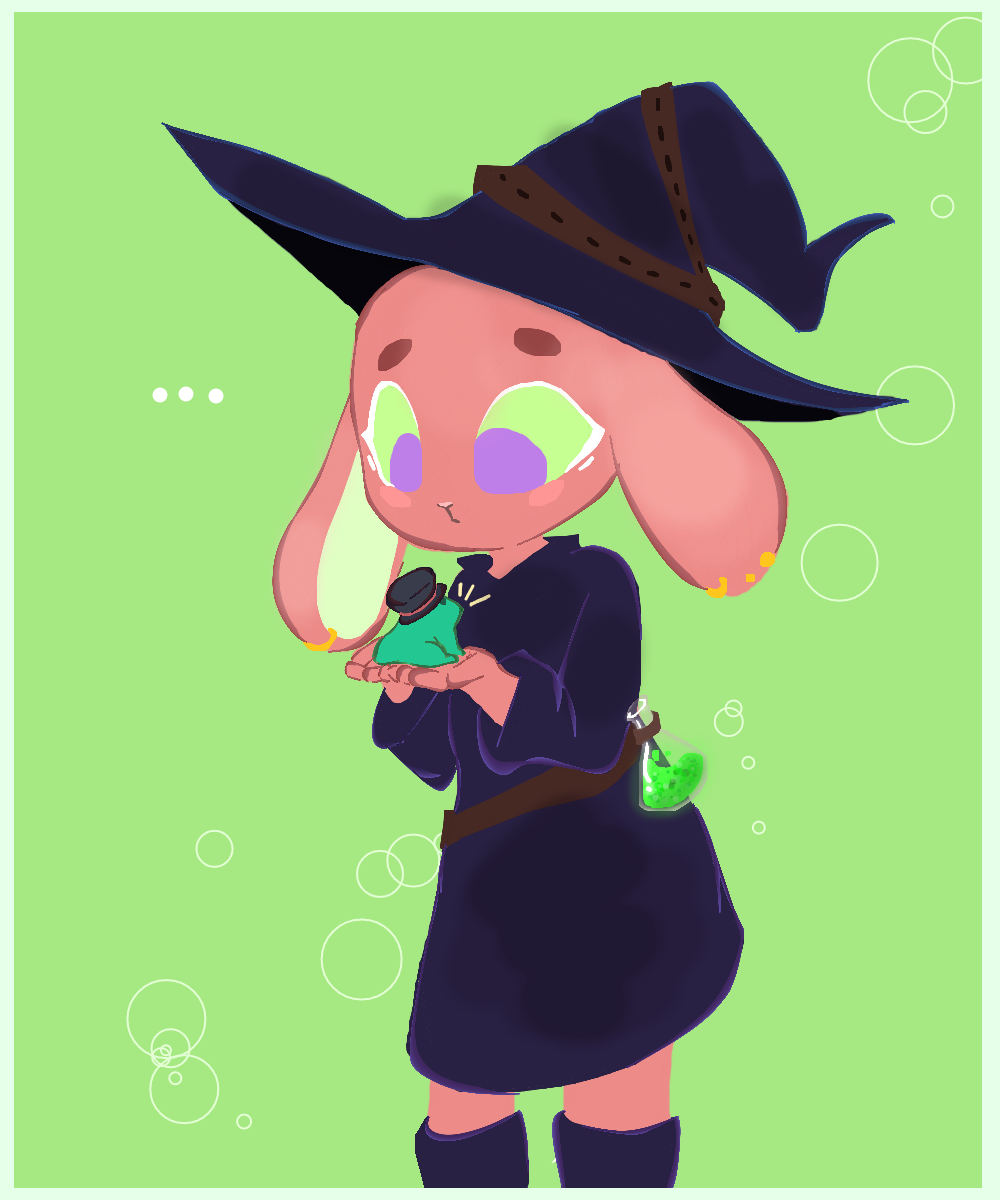 Bunny Witch by Kiomalu on DeviantArt