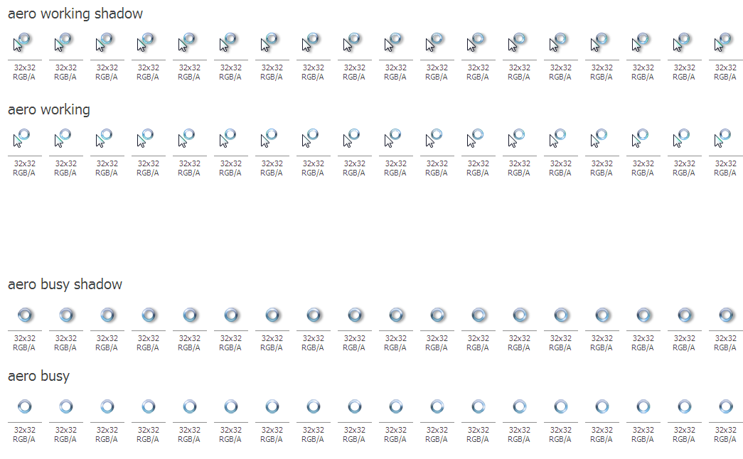 Aero Cyan Cursor Set by dipanshu9093 on DeviantArt