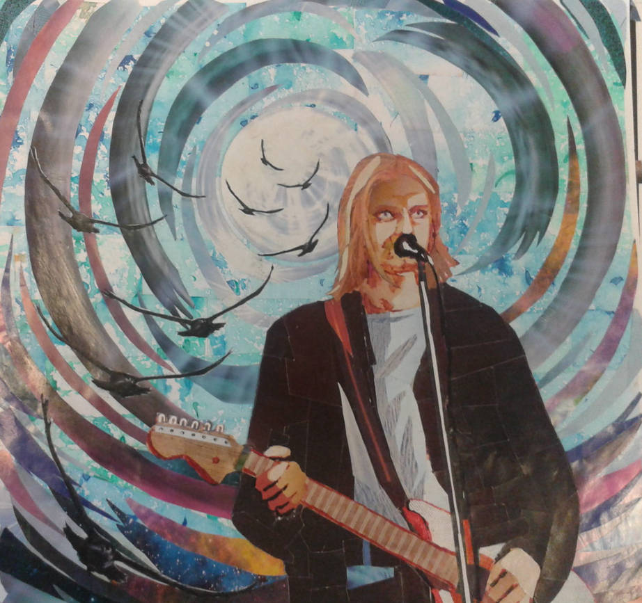 Kurt Cobain2015,collageart by MariaGisladottir on DeviantArt