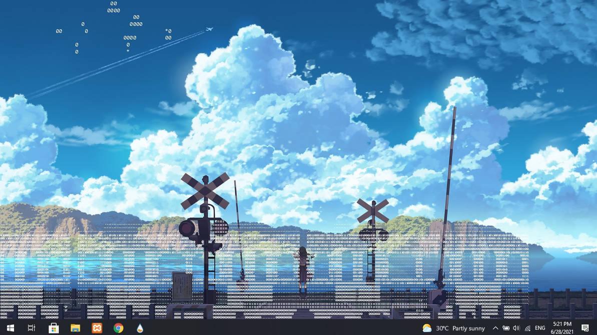 Rainmeter animated train made of text V1.0 by Haz304 on DeviantArt
