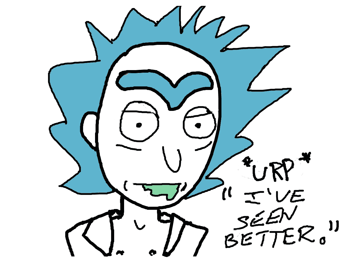 Rick doodle by Tonysdigitalcorner on DeviantArt