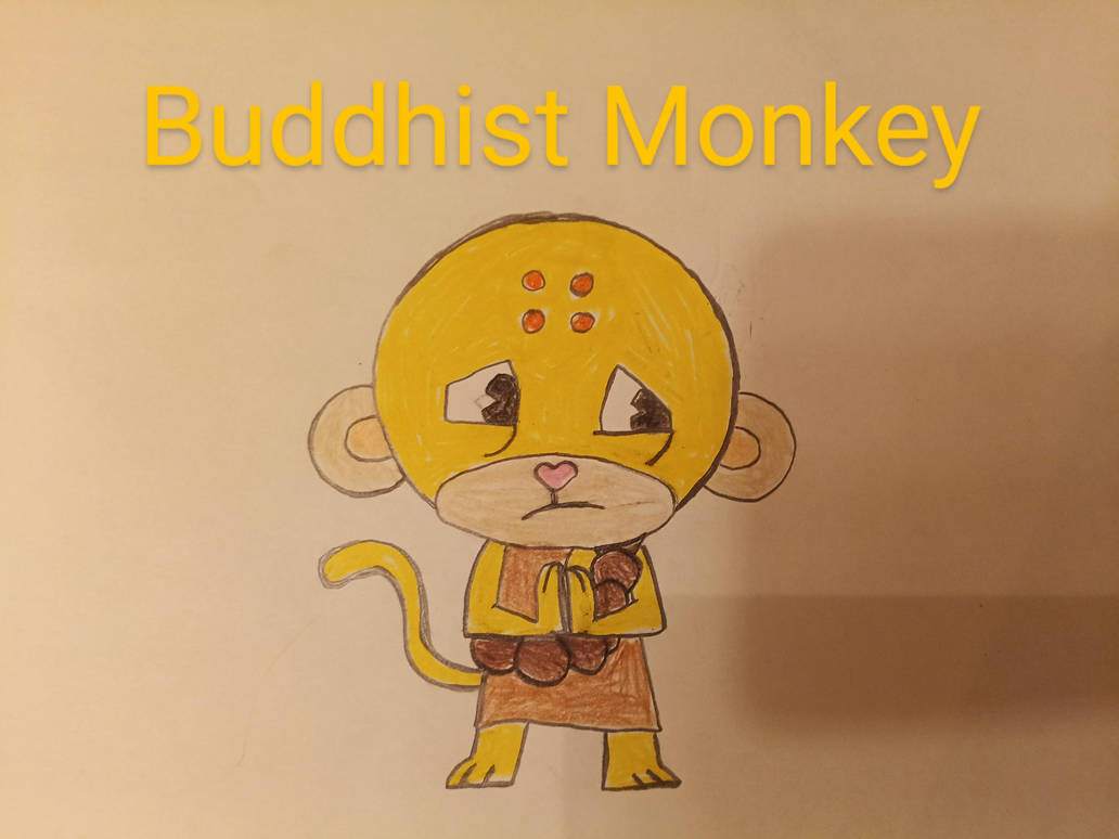 Buddhist Monkey as Funbot by MarquezArtistBoy on DeviantArt