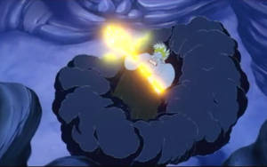 Ariel and Eric jump off of Giant Ursula by Arielfan90 on DeviantArt