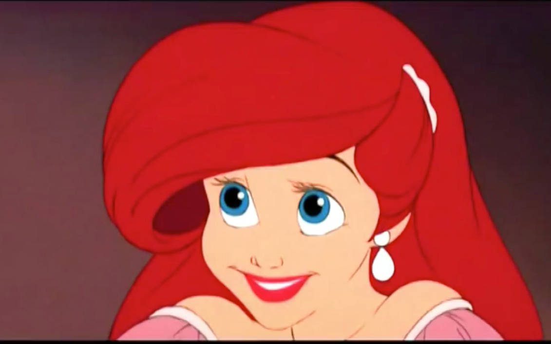 Ariel Smiles at The Compliment by Arielfan90 on DeviantArt