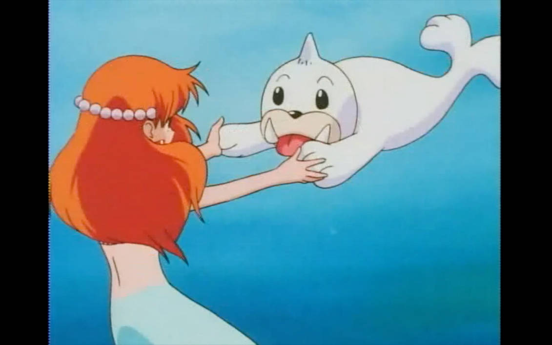 The Misty Mermaid Dances with Seal by Arielfan90 on DeviantArt