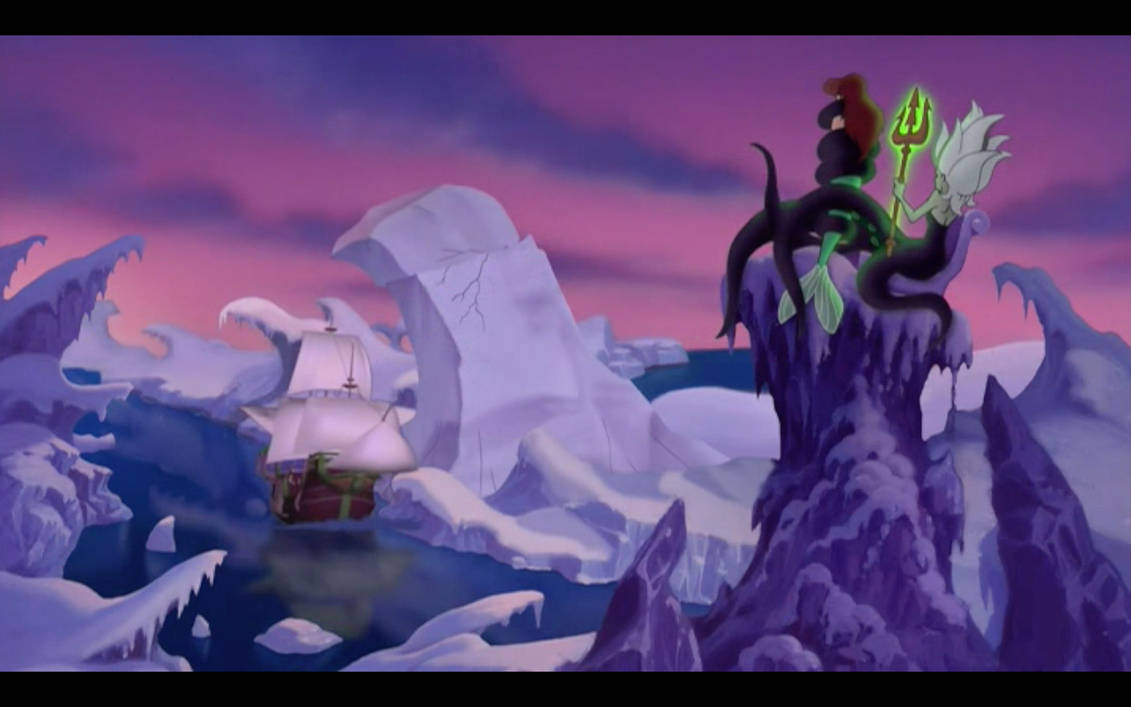 Morgana Blasts an Iceberg by Arielfan90 on DeviantArt