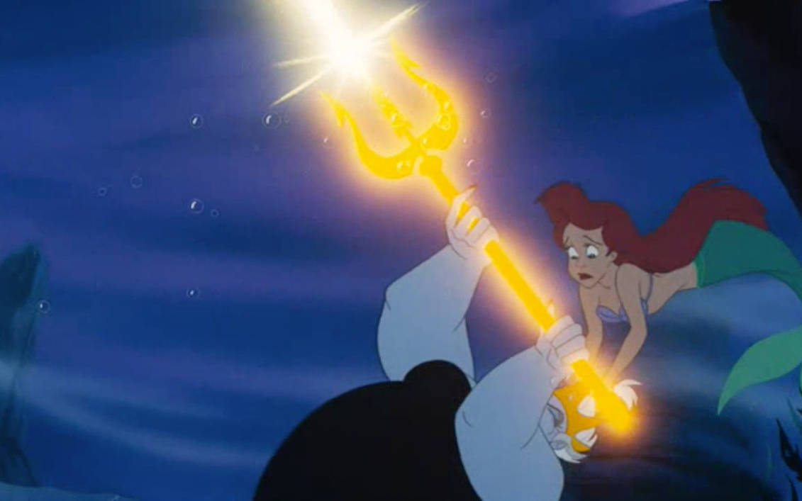 Ariel Rushes to get Ursula by Arielfan90 on DeviantArt