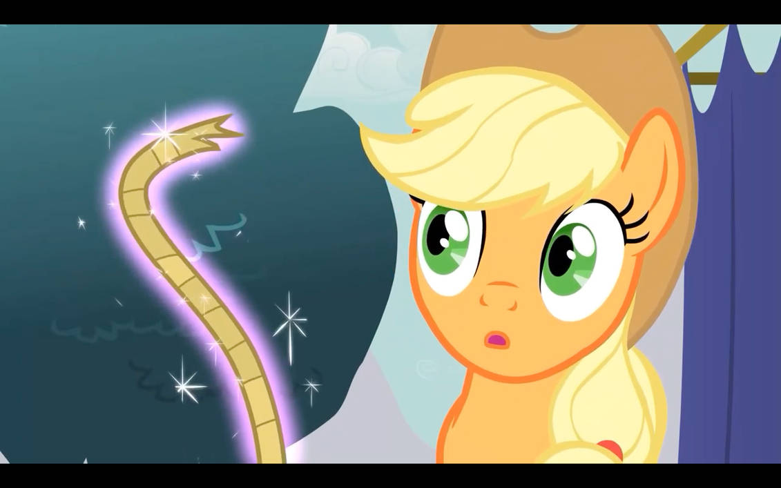 Trixie Moves the Rope with Applejack Repeated by Arielfan90 on DeviantArt