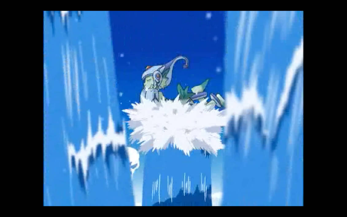 Ranamon lounging in her defenses by Arielfan90 on DeviantArt