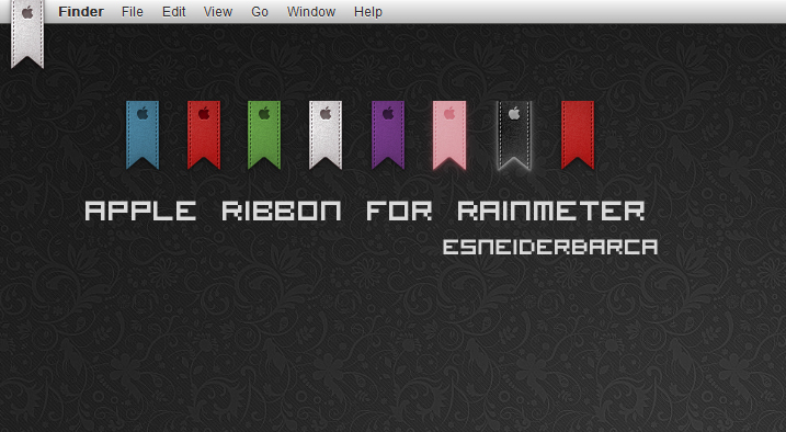 Apple Ribbon For Rainmeter by esneiderbarca on DeviantArt
