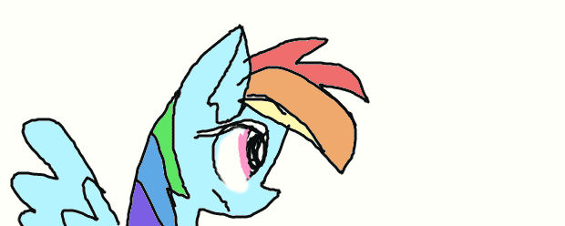 Rainbow Dash drawing by RedpegasiCropduster on DeviantArt