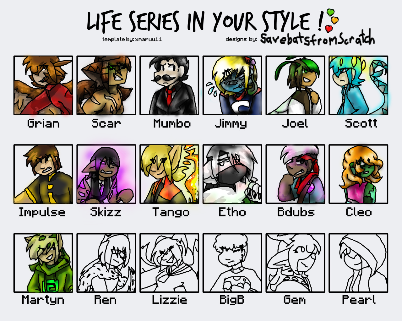Life Series in My Style by Savebatsfromscratch on DeviantArt