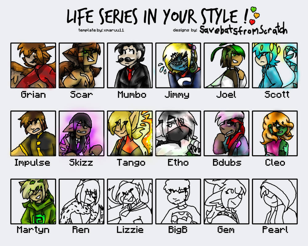 Life Series in My Style by Savebatsfromscratch on DeviantArt