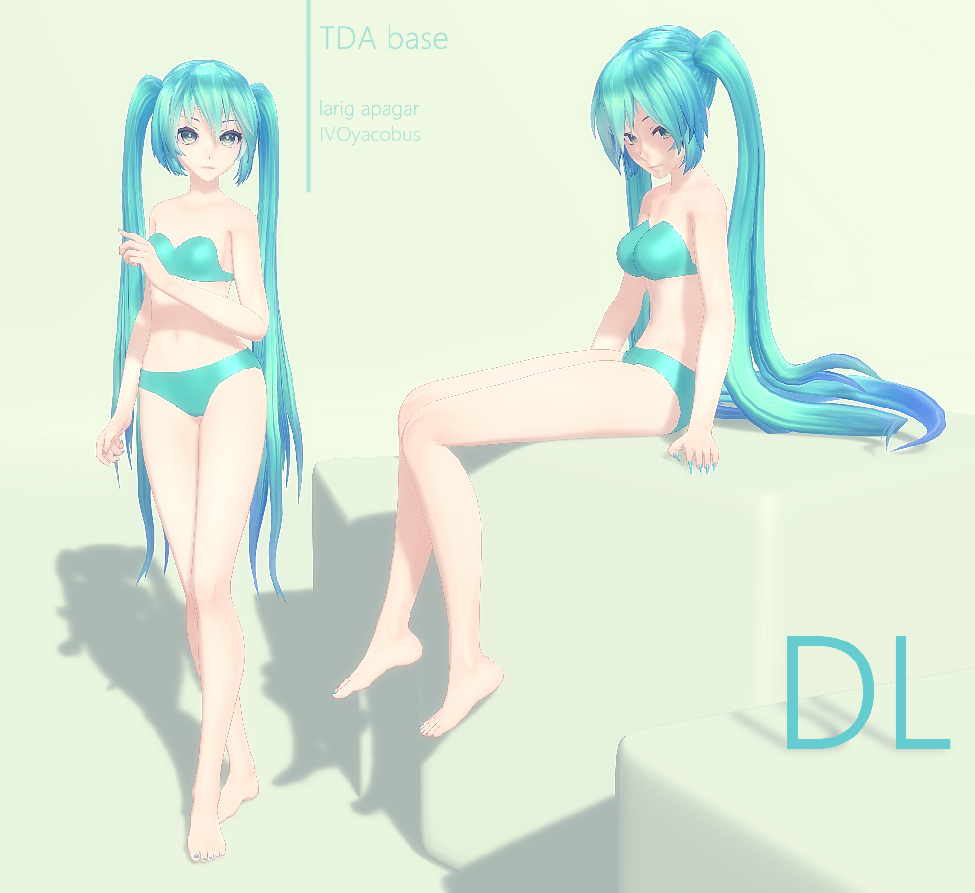 TDA Miku base DL by IVOyacobus on DeviantArt