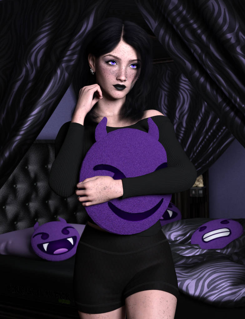 Freebie Emoji Pillow for DAZ by Dee-Shadowhawk9973 on DeviantArt