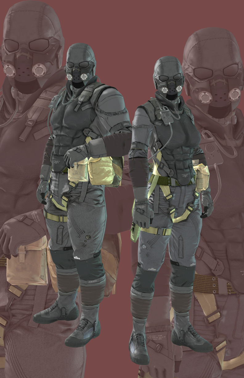 MGSV Sneak Suits by thePWA on DeviantArt
