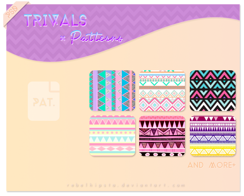 Trivals Patterns by silly-luv on DeviantArt