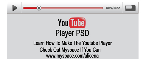 YouTube Player Psd by Alicena on DeviantArt