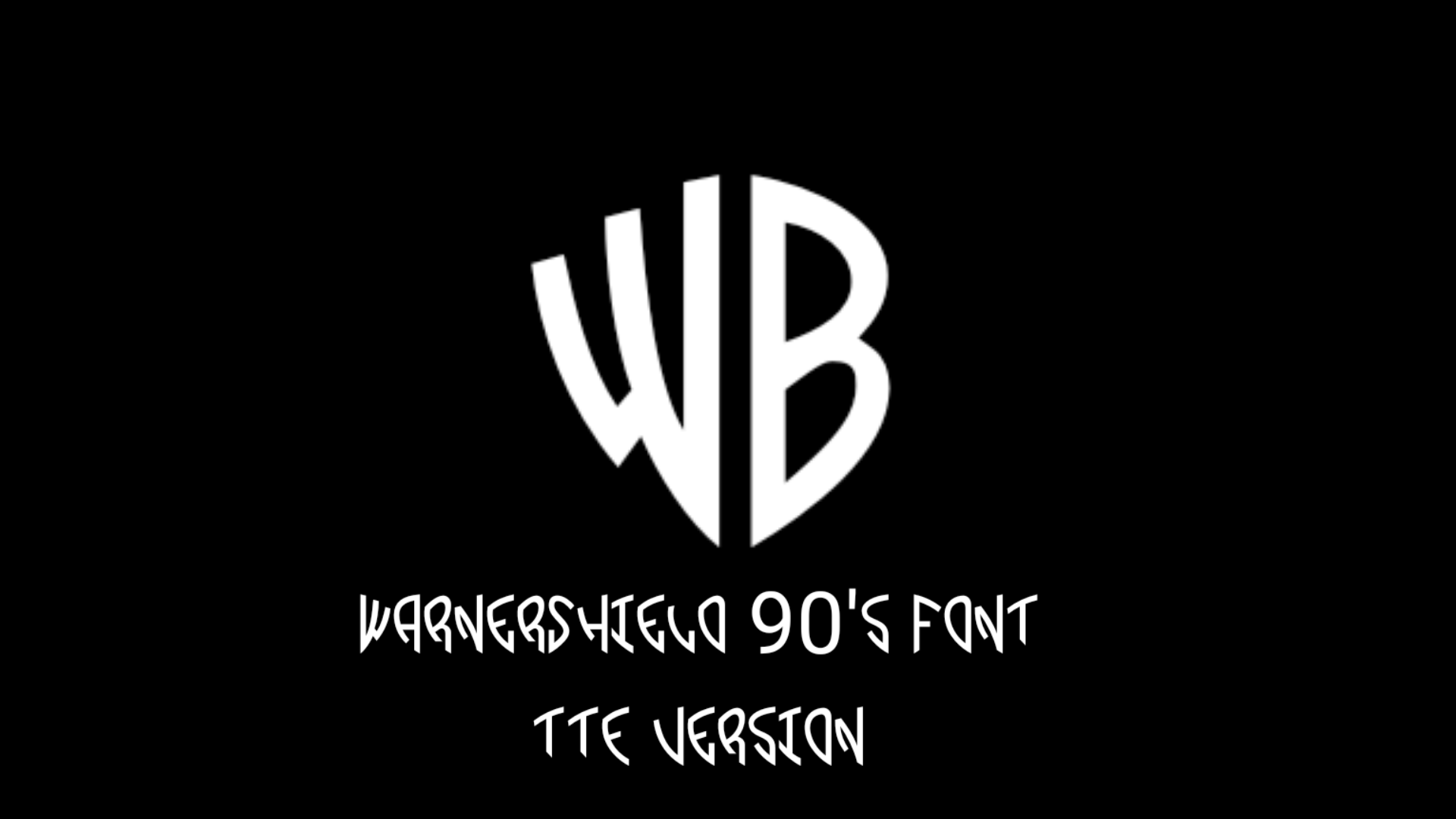 WarnerShield 90's Font (Ttf Version) by sara201-555-5555 on DeviantArt