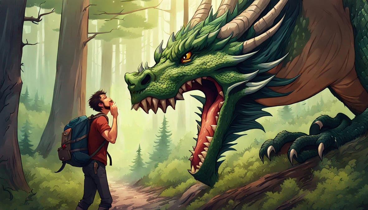 Wonqzar was sick to death of Bill's tuna breath! by Tedosaur on DeviantArt