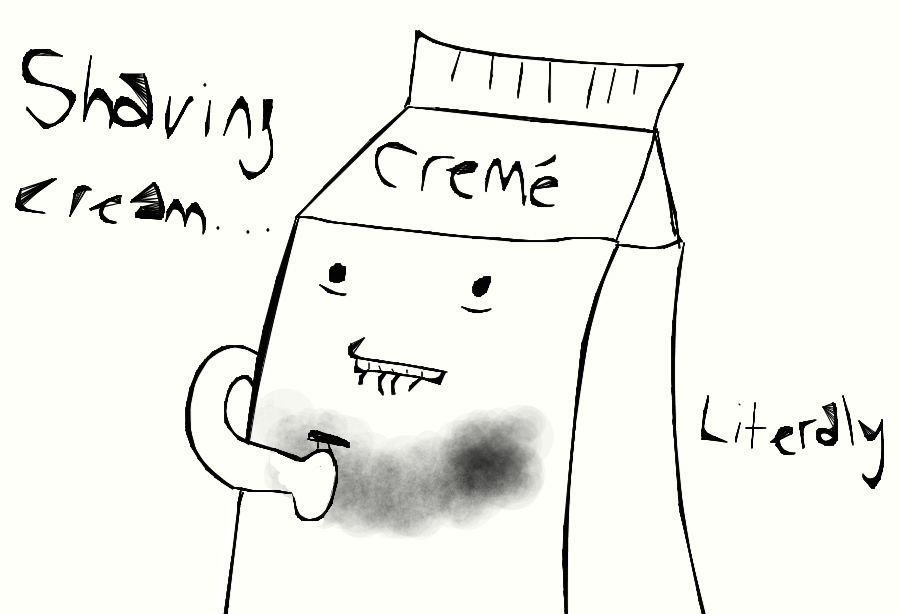 Shaving cream by GohanLuvVidel on DeviantArt