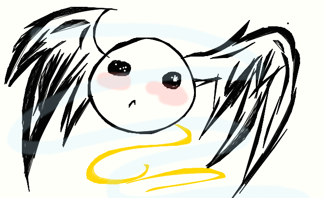 Angel imp doodle by GohanLuvVidel on DeviantArt