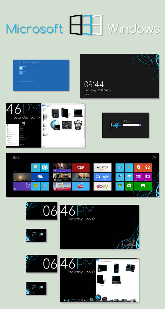 Windows 8 D4rK - Icons and Wallpapers by D4rKlar on DeviantArt