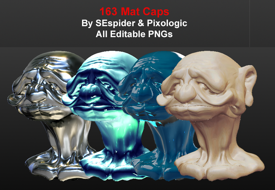 163 FREE MatCaps by SEspider on DeviantArt