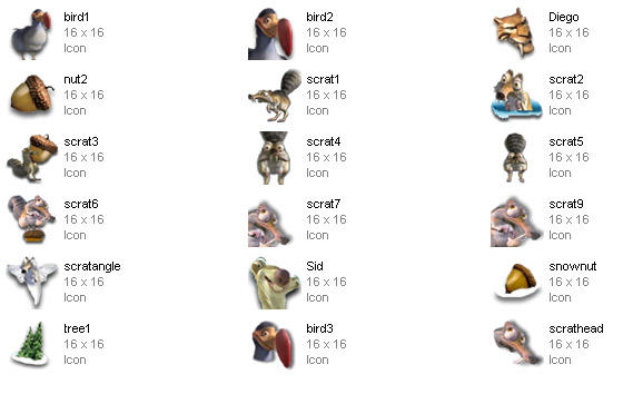iceage icons by grandmufti on DeviantArt