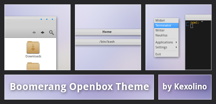 Boomerang Openbox Theme by kexolino on DeviantArt