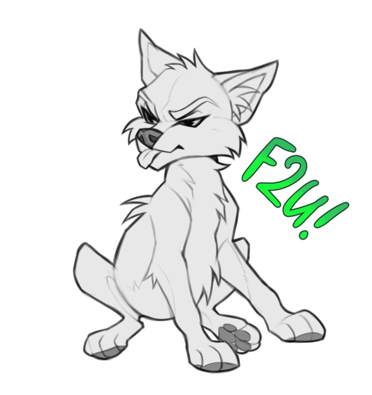 F2U Base Naughty Puppy by Kharpa on DeviantArt