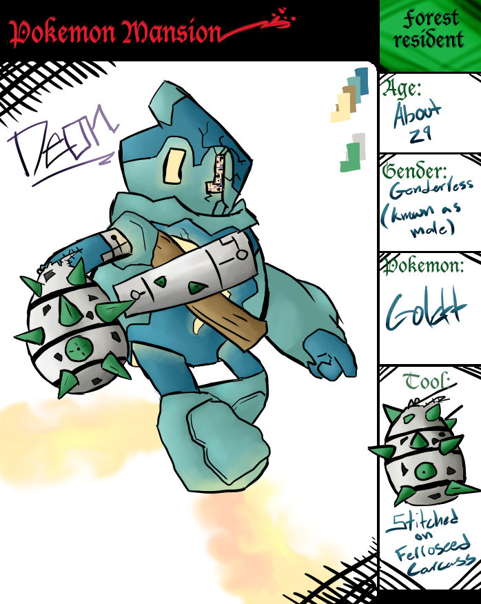 Deon the Golett by Terastrial-Sprout on DeviantArt