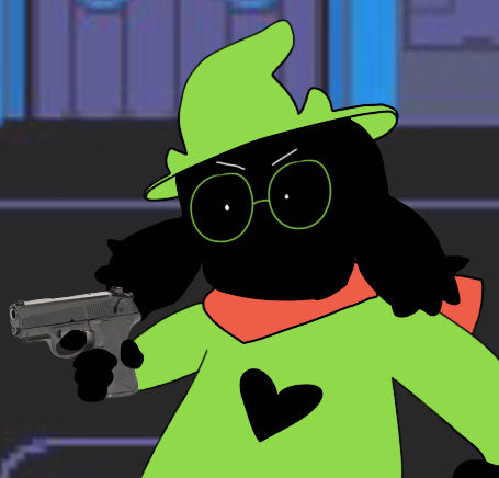 ralsei WITH A GUN by Krinodru on DeviantArt